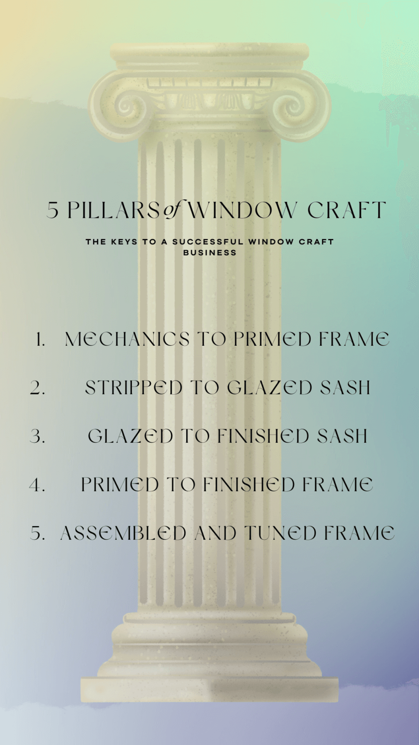 Wood Window Makeover - School of Window Craft